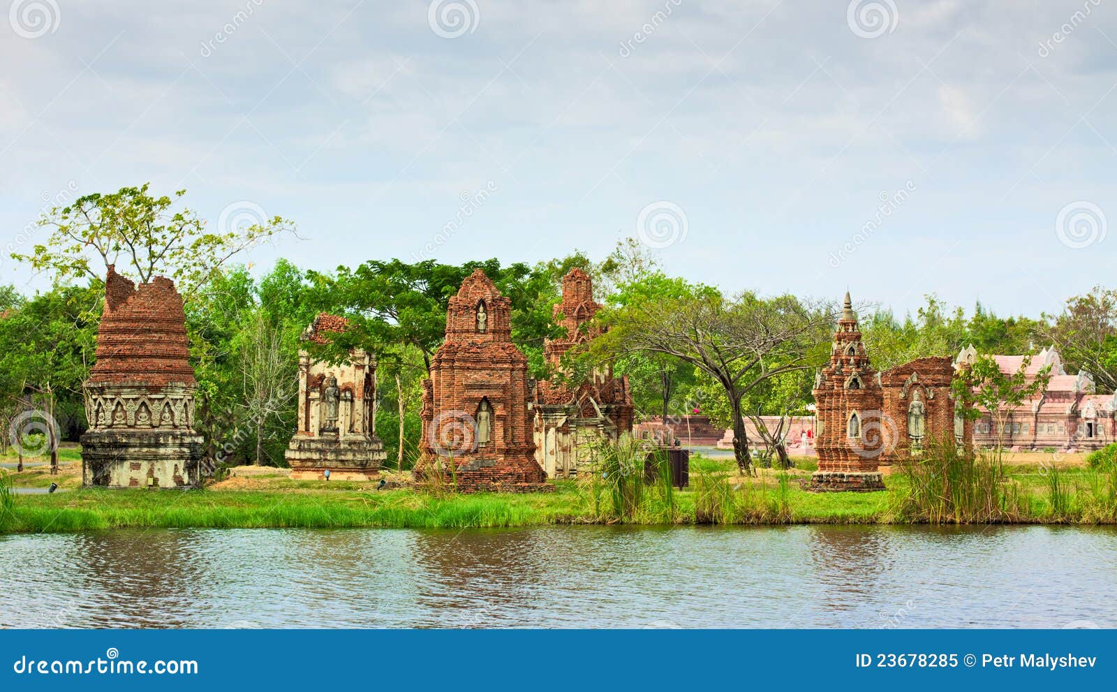 Mueang Boran stock image. Image of history, city, mueang - 23678285