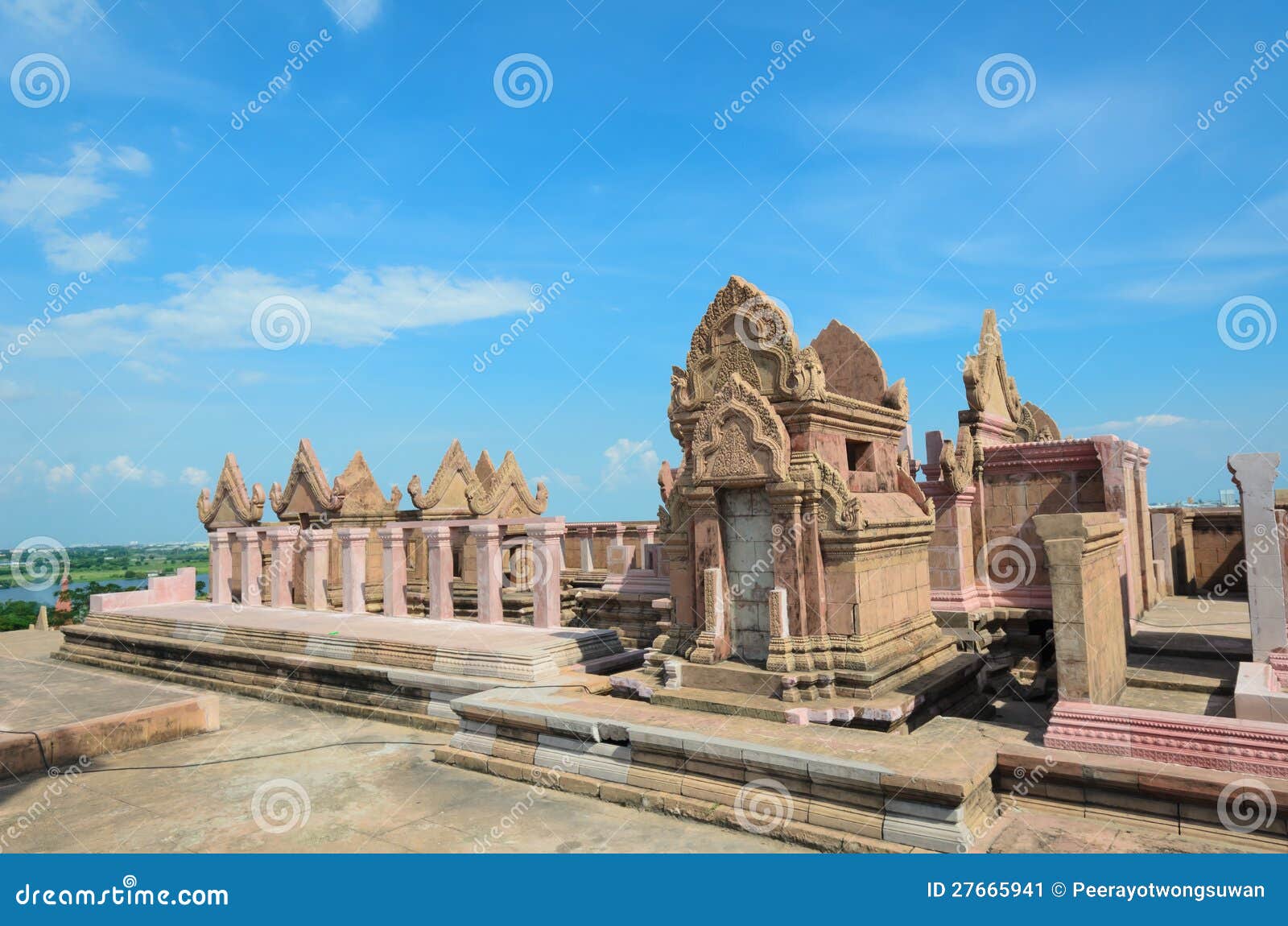 Mueang Boran stock image. Image of peaceful, motion, architecture ...