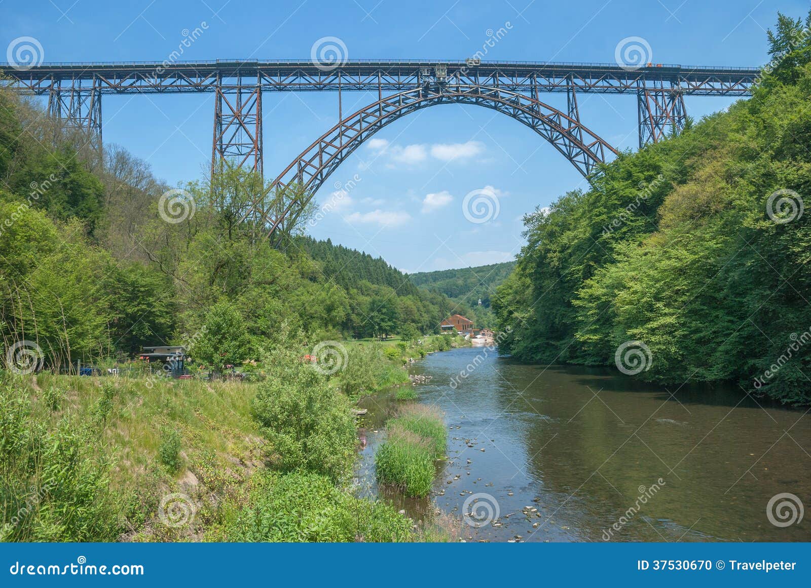 Muengstener Bruecke,Wupper River,Solingen,Germany Stock Photo - Image ...