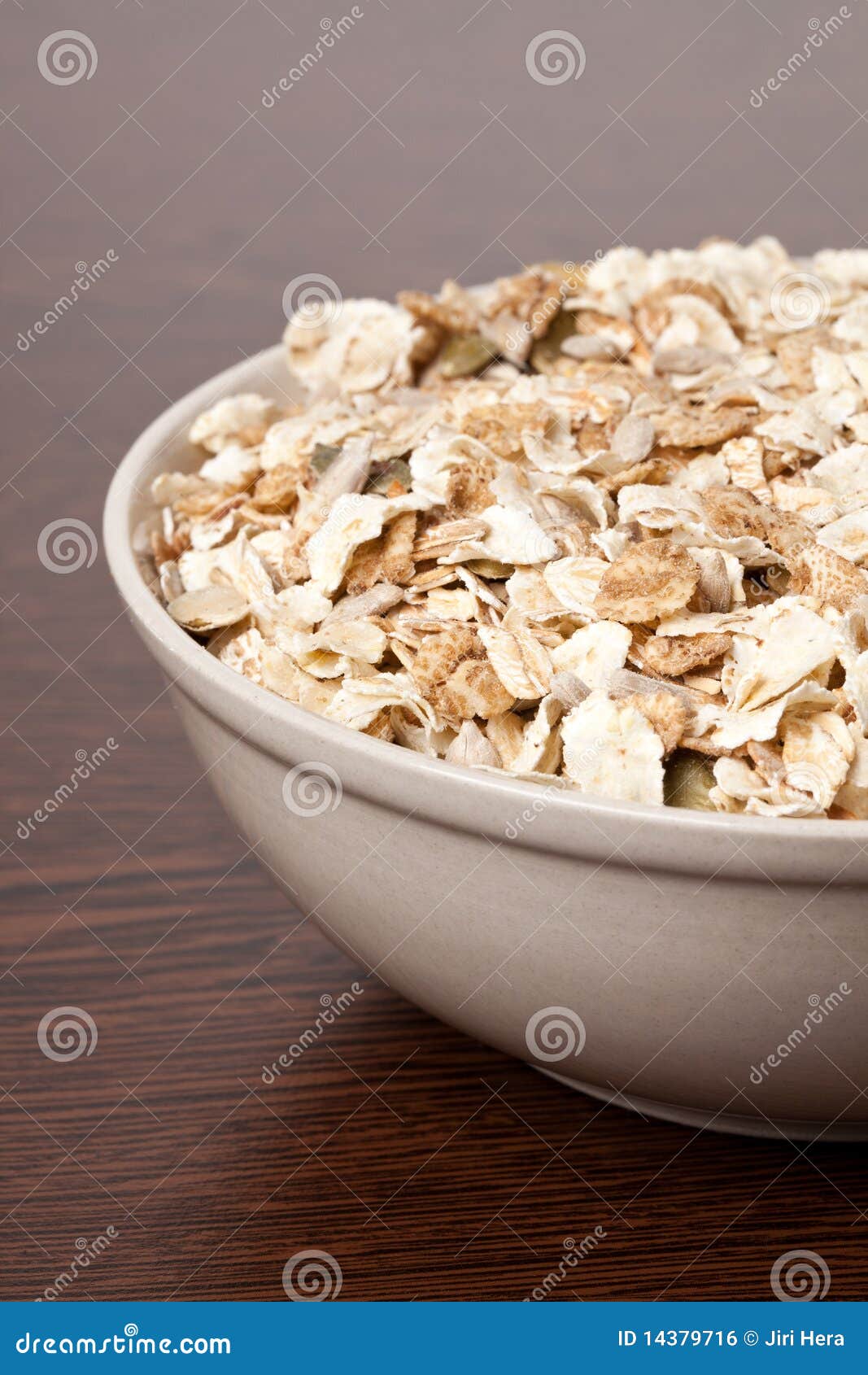 Muesli in bowl stock photo. Image of organic, ingredient - 14379716