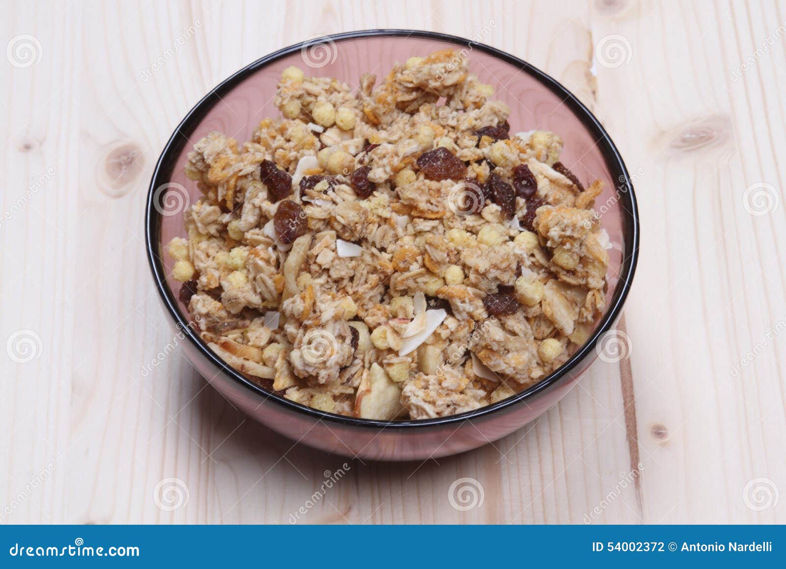 Muesli stock photo. Image of muesli, diet, bowl, corn - 54002372