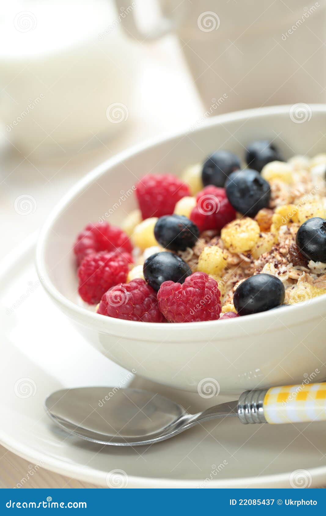 Muesli with fruits stock image. Image of closeup, macro - 22085437