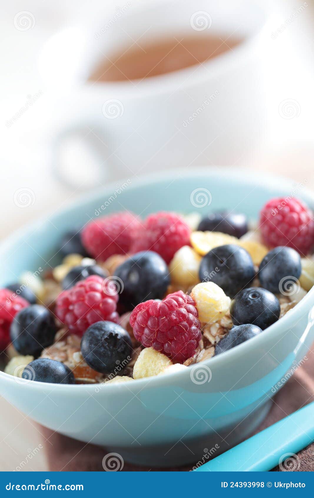 Muesli with fruits stock photo. Image of macro, closeup - 24393998