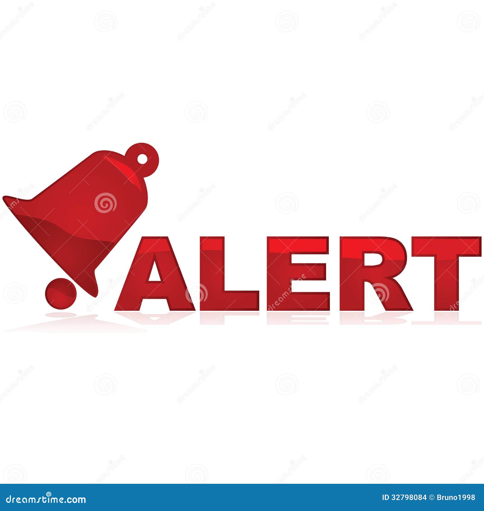 Muestra alerta ilustración del vector. Ilustración de peligro - 32798084