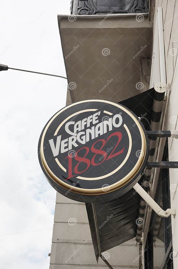 Muestra de Caffe Vergnano fotografía editorial. Imagen de marca - 95691292