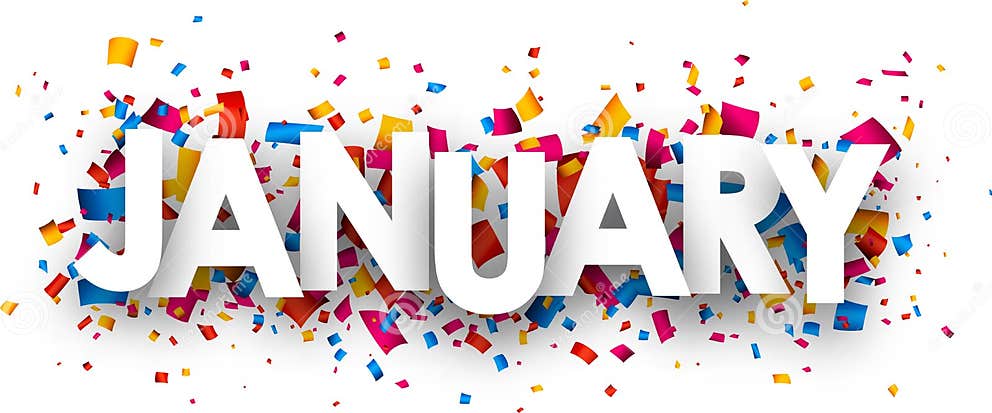 Muestra de enero ilustración del vector. Ilustración de calendario ...