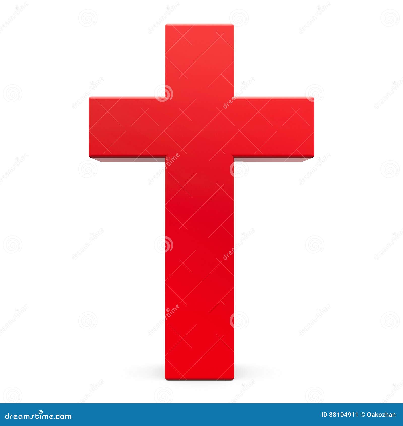 Muestra de la Cruz Roja stock de ilustración. Ilustración de crucifijo ...