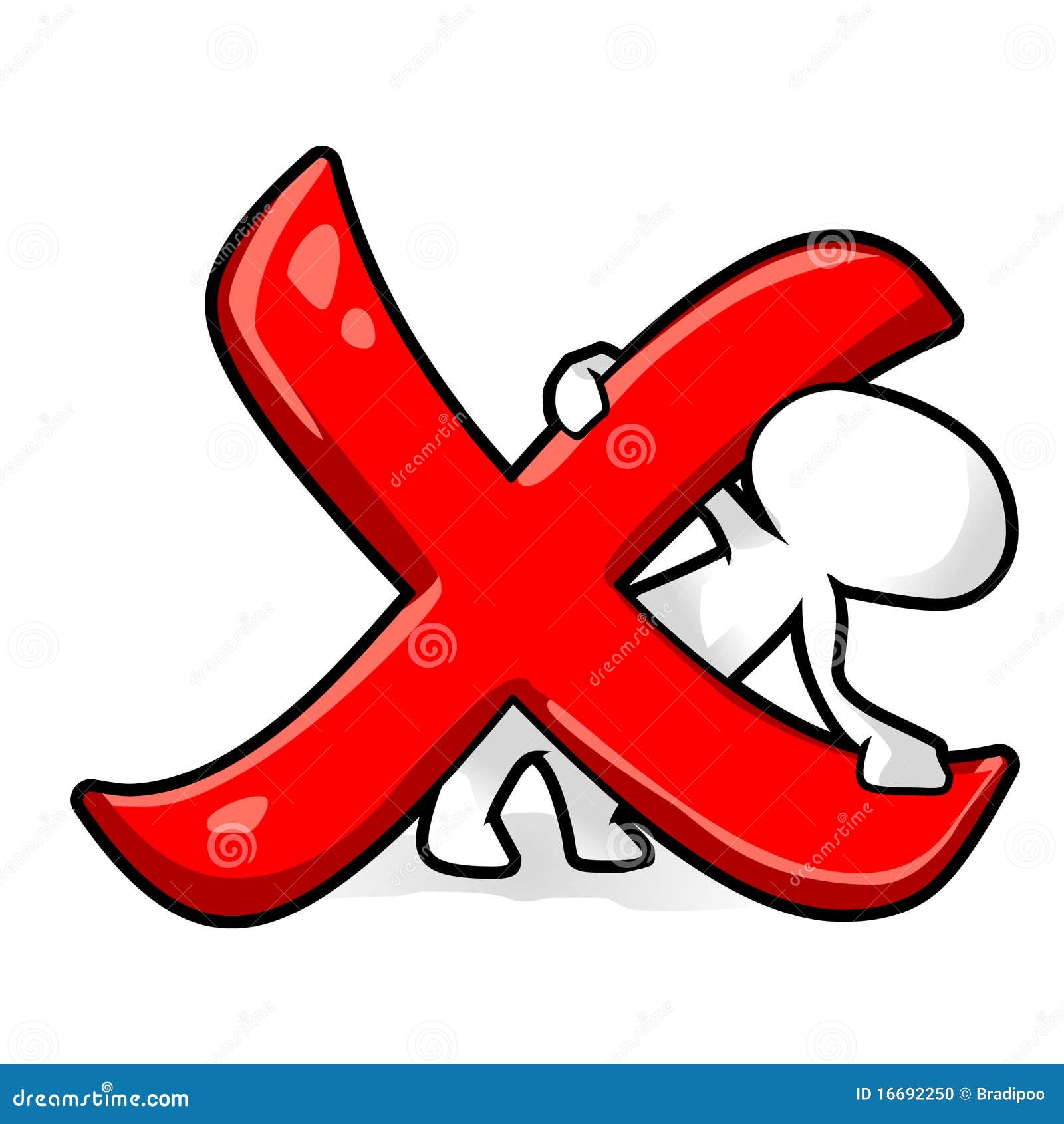 Muestra De La Desaprobación Stock de ilustración - Ilustración de ...