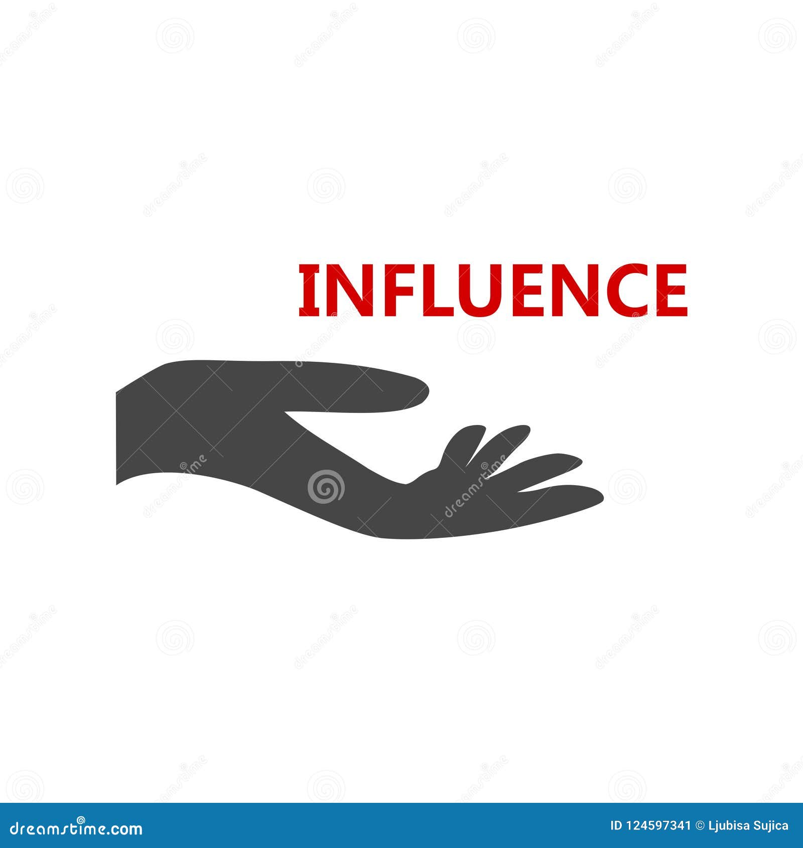 Muestra De La Influencia, Palabra De La Influencia Ilustración del ...