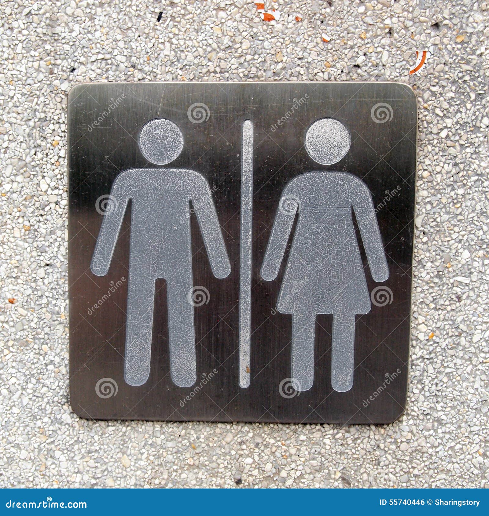 Muestra De La Placa Del Retrete Foto de archivo - Imagen de cuadrado ...