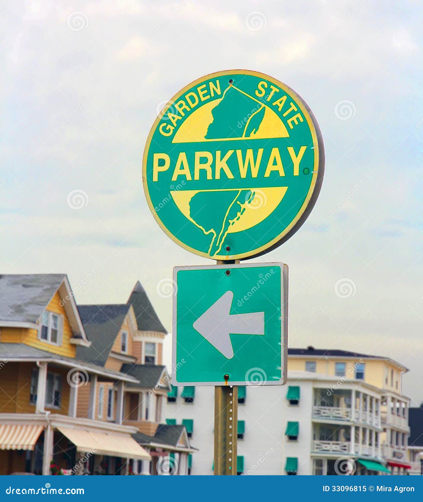 Muestra De La Ruta Verde De NJ Imagen de archivo - Imagen de peaje ...