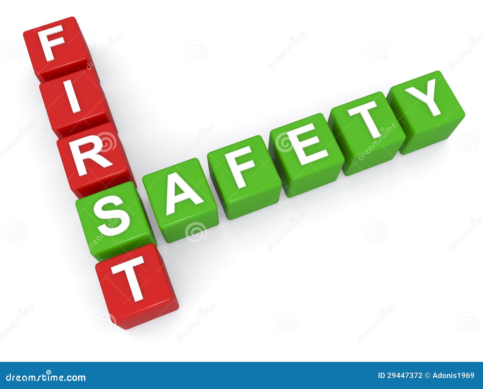 Muestra De La Seguridad Primero Stock de ilustración - Ilustración de ...