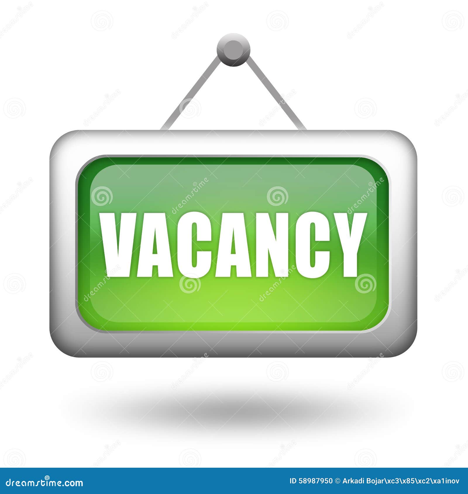 Muestra de la vacante stock de ilustración. Ilustración de publicidad ...