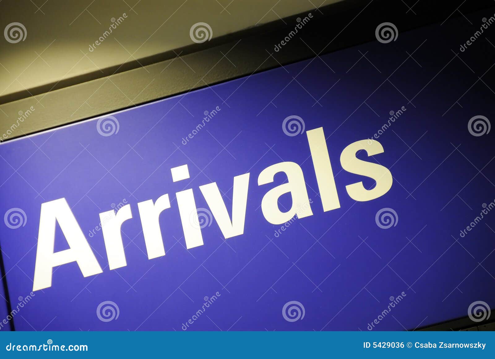 Muestra de las llegadas foto de archivo. Imagen de icono - 5429036