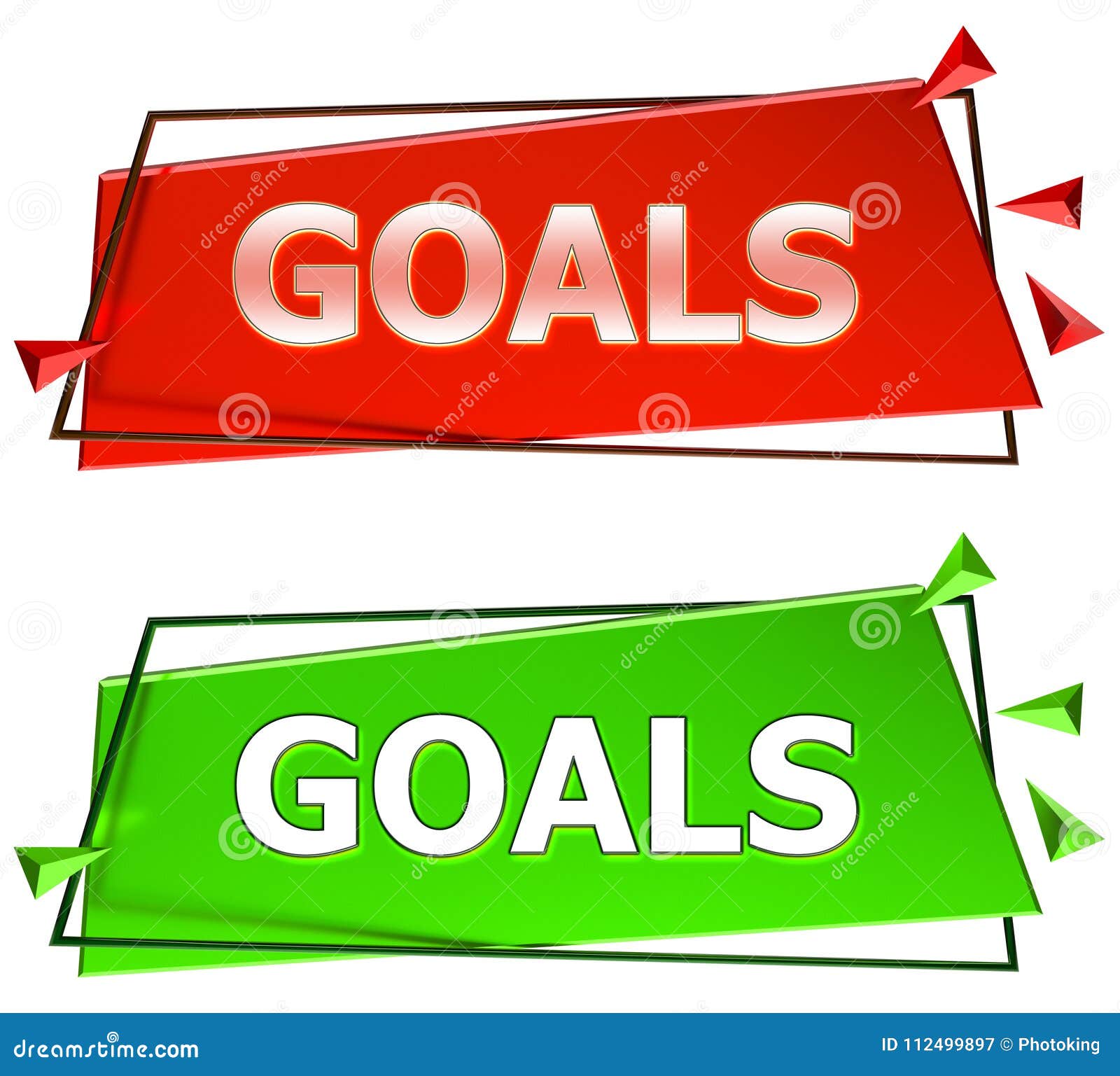 Muestra de las metas stock de ilustración. Ilustración de mensurable ...