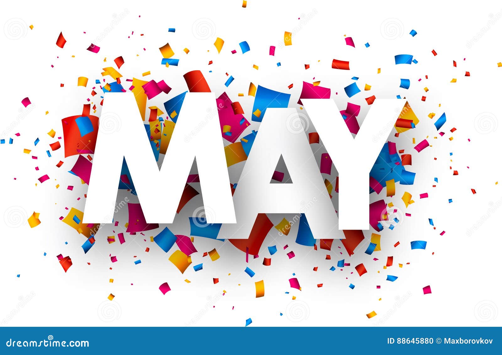 Muestra de mayo ilustración del vector. Ilustración de tarjeta - 88645880