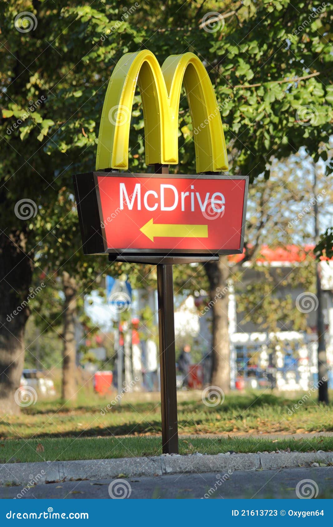 Muestra de McDrive foto de archivo editorial. Imagen de global - 21613723