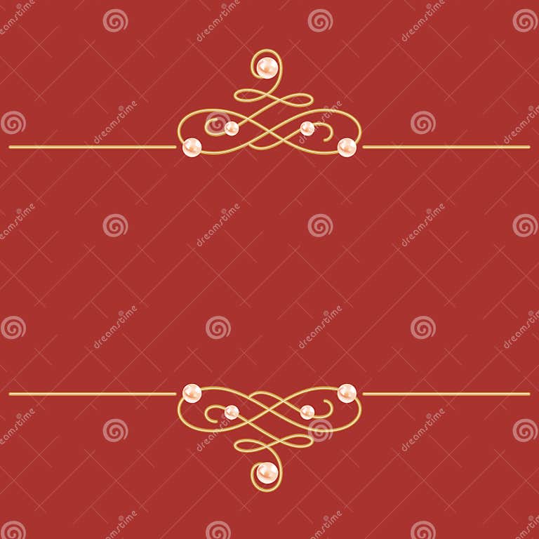 Muestra De Oro Elegante Del Nudo Ejemplo Rojo De Borgoña, Divisores ... Muestra De Oro Elegante Del Nudo Ejemplo Rojo De Borgoña, Divisores ...