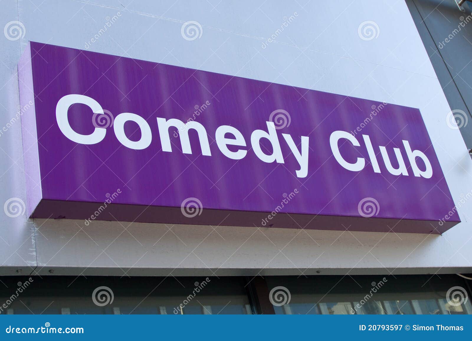 Muestra Del Club De Comedia Imagen de archivo - Imagen de muestra ...