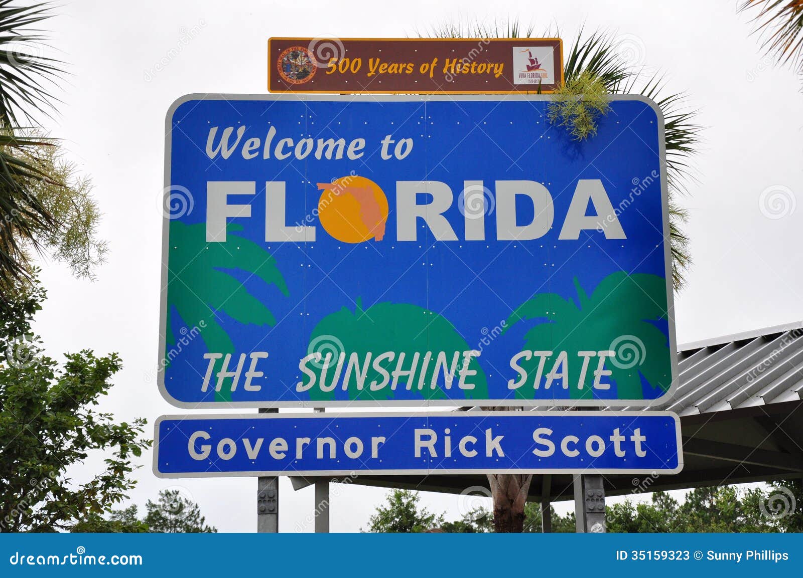 Muestra Del Estado De La Florida Foto de archivo editorial - Imagen de ...