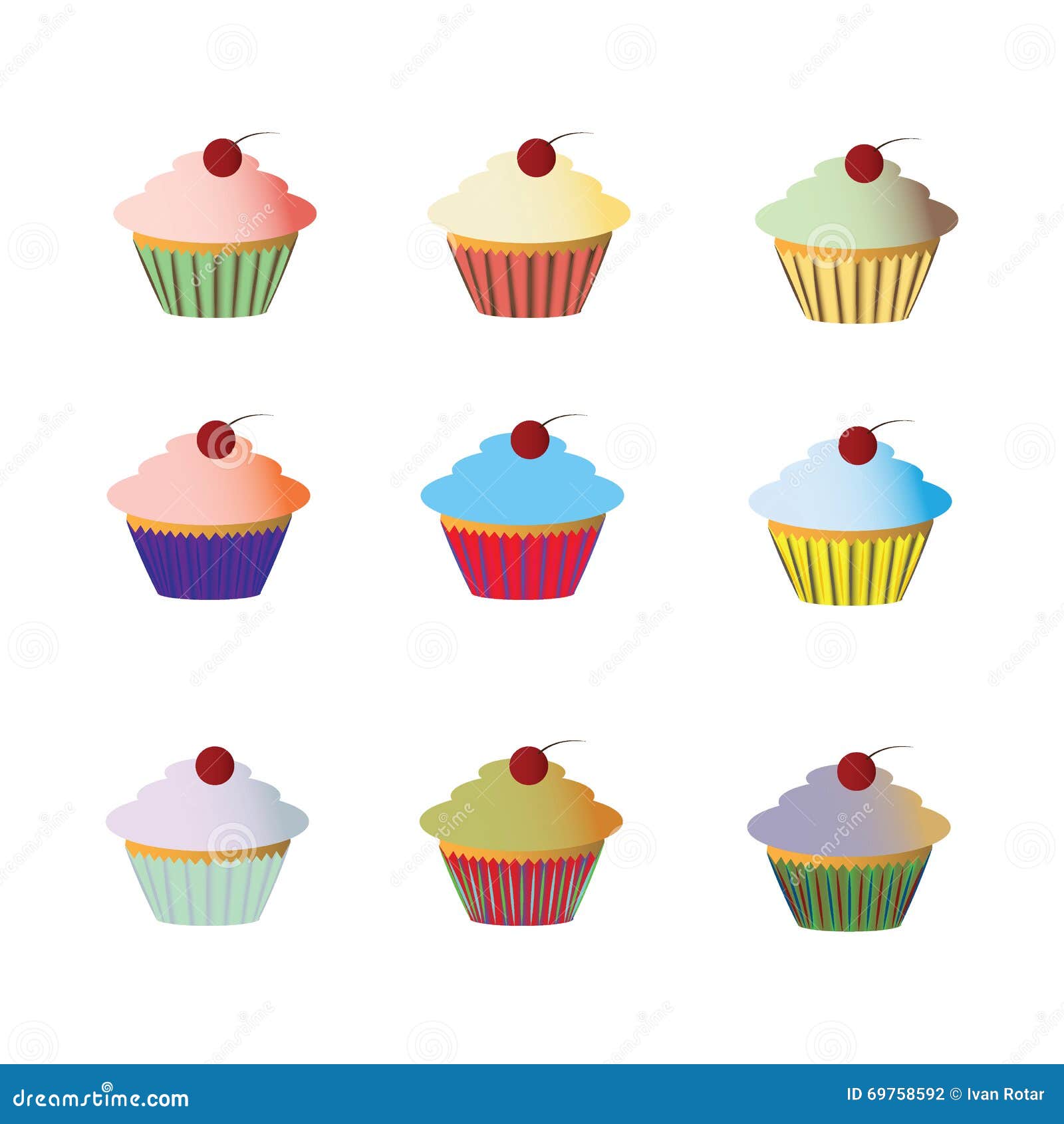 Muestra Del Icono De La Torta Ilustración del Vector - Ilustración de ...