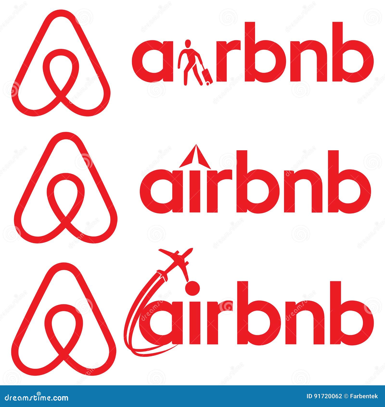 Muestra Del Logotipo De Airbnb Fotografía editorial - Ilustración de ...