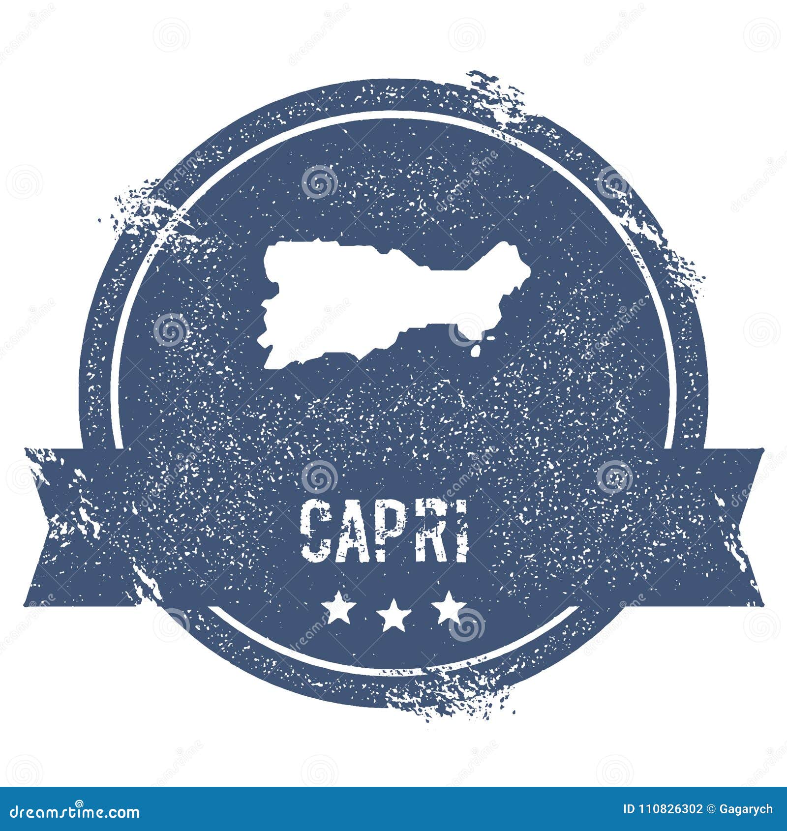 Muestra Del Logotipo De Capri Ilustración del Vector - Ilustración de ...