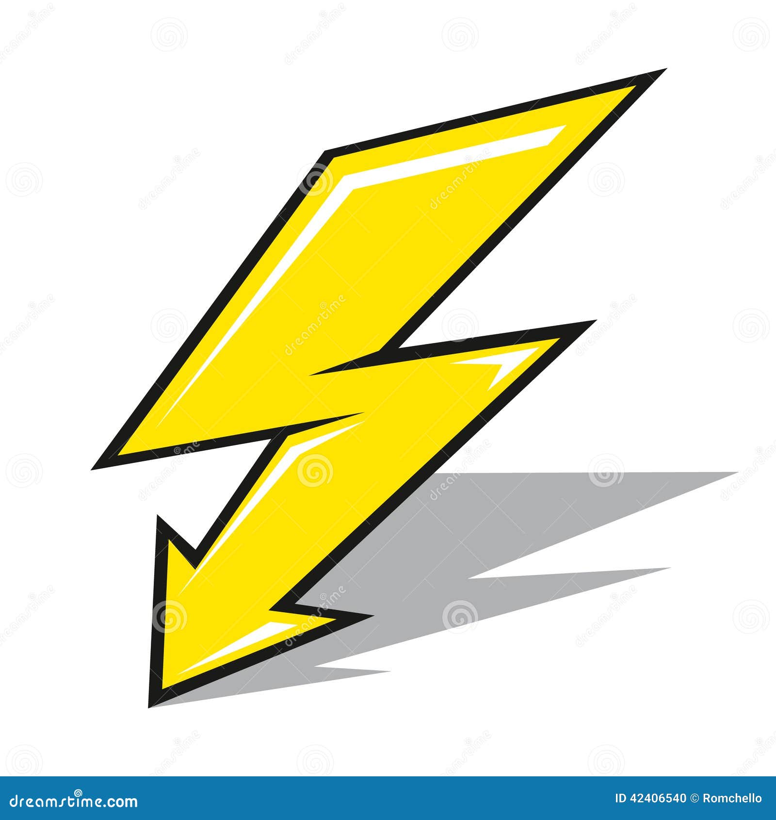 Muestra Del Relámpago Del Vector Stock de ilustración - Ilustración de ...