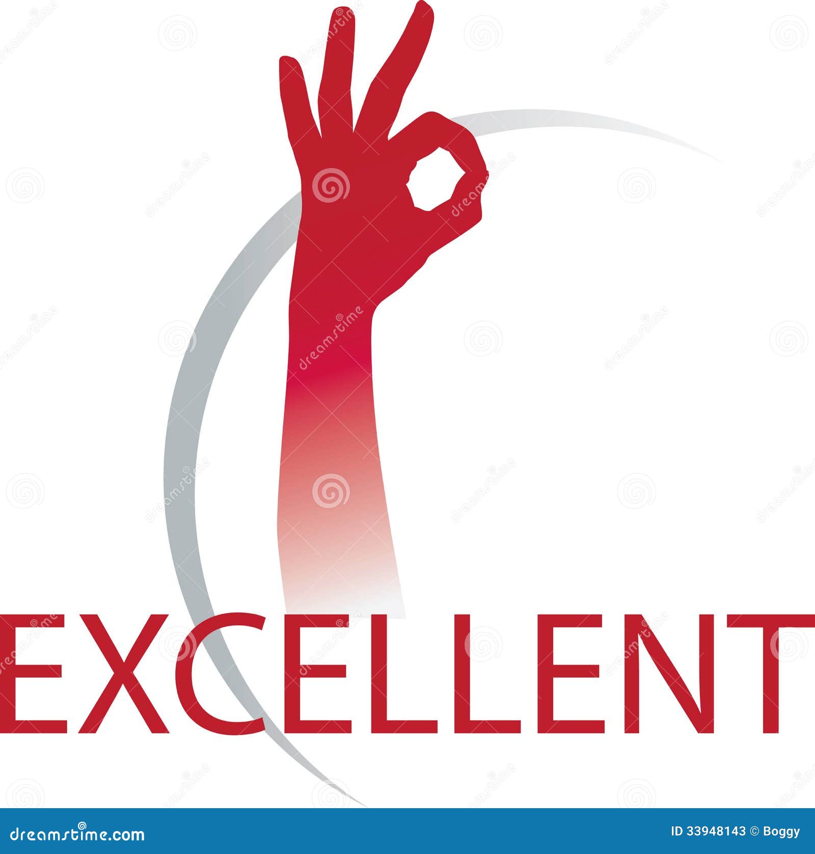 Muestra excelente ilustración del vector. Ilustración de confirme ...