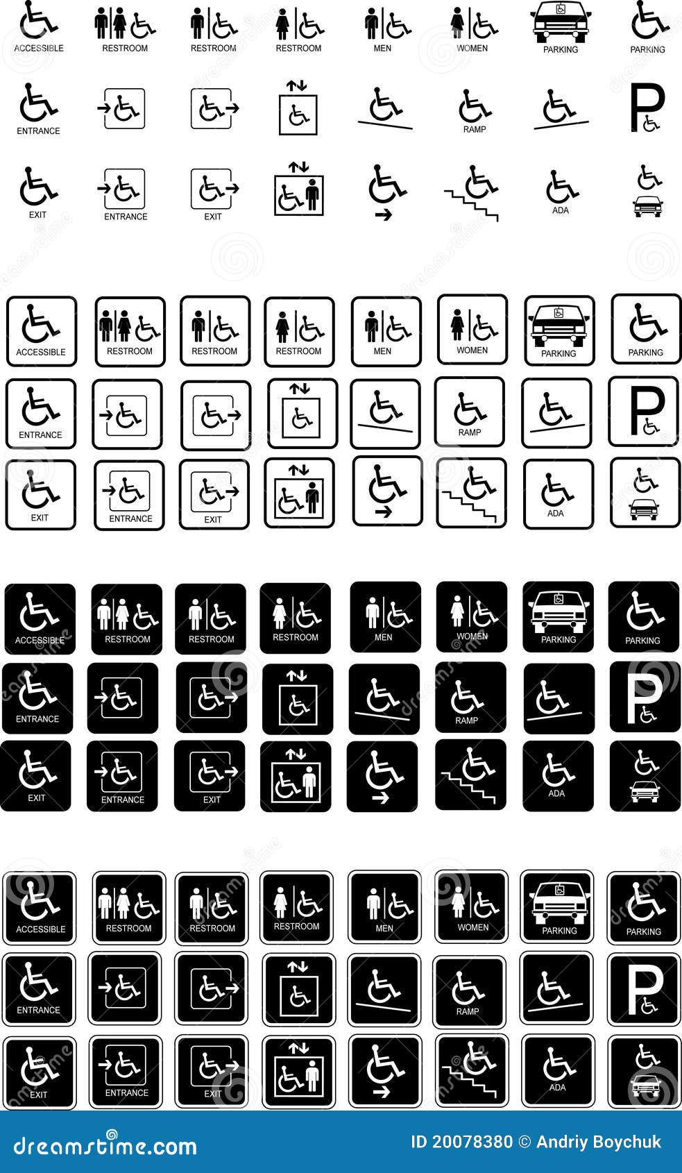 Muestras del ADA ilustración del vector. Ilustración de acceso - 20078380