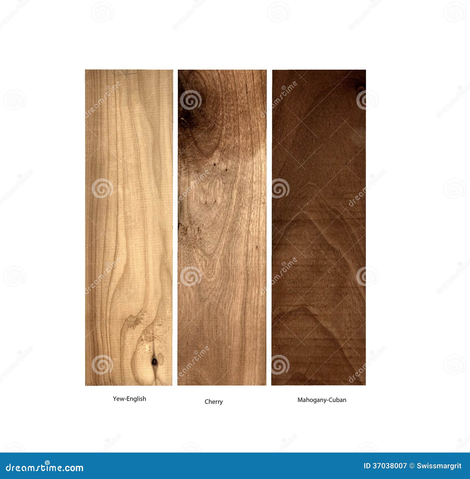 Muestras, Tejo, Cereza Y Caoba De Madera Imagen de archivo - Imagen de ...