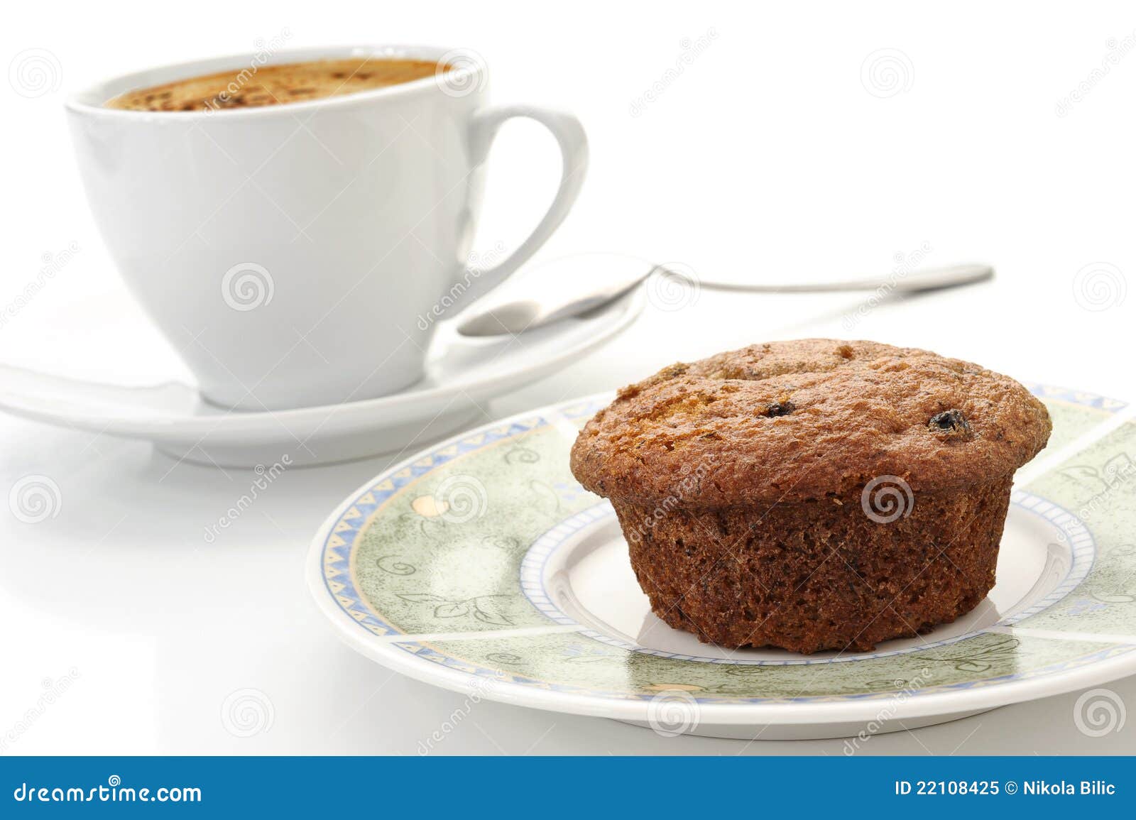 Muffin stockbild. Bild von cupcake, kalorien, bäckerei - 22108425