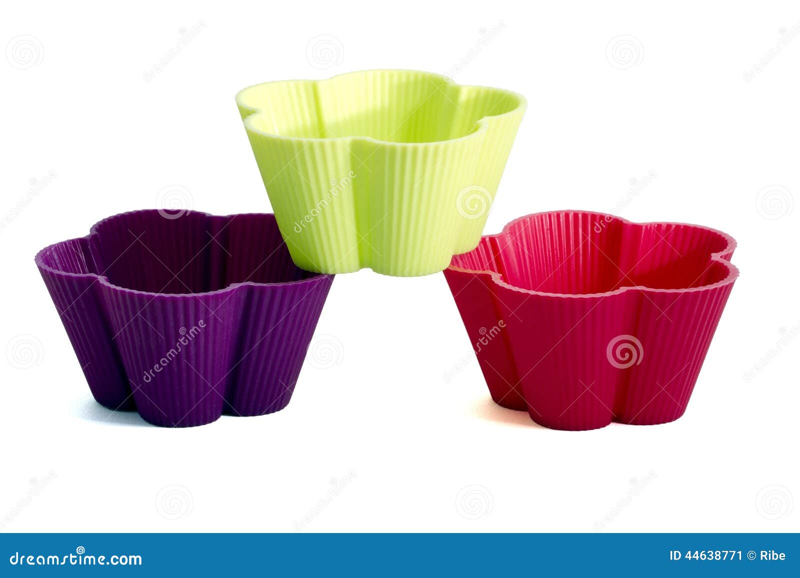 Muffin baking tins stock image. Image of cake, dish, cooking - 44638771