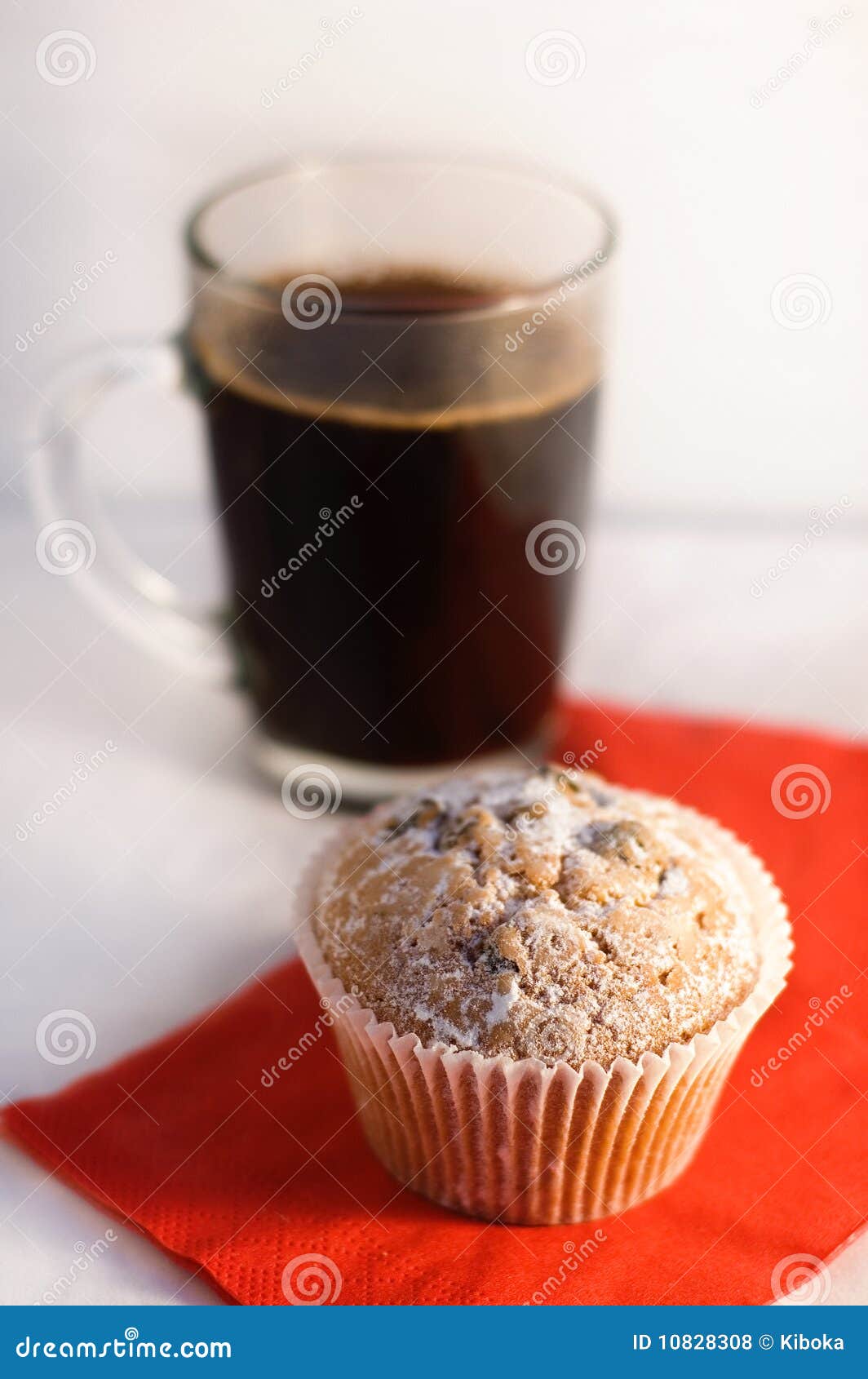 Muffin and coffee stock photo. Image of drink, homemade - 10828308