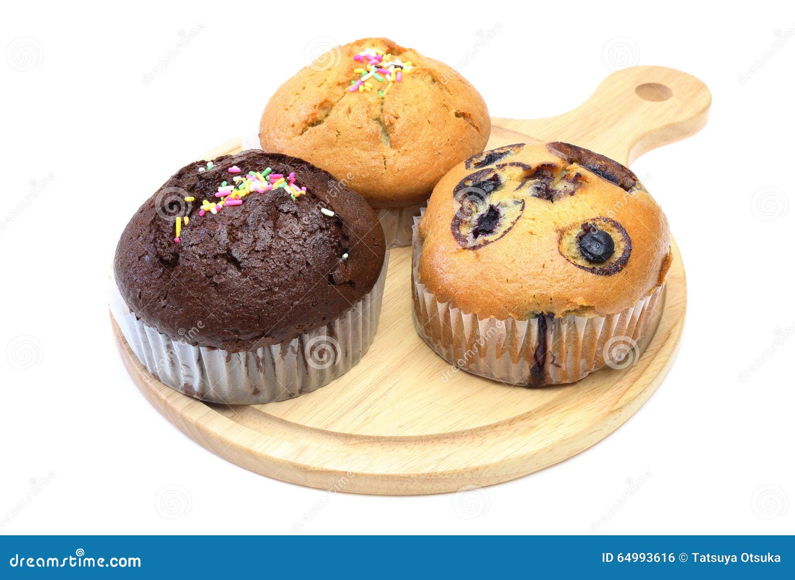Muffin on a cutting board stock photo. Image of cutting - 64993616