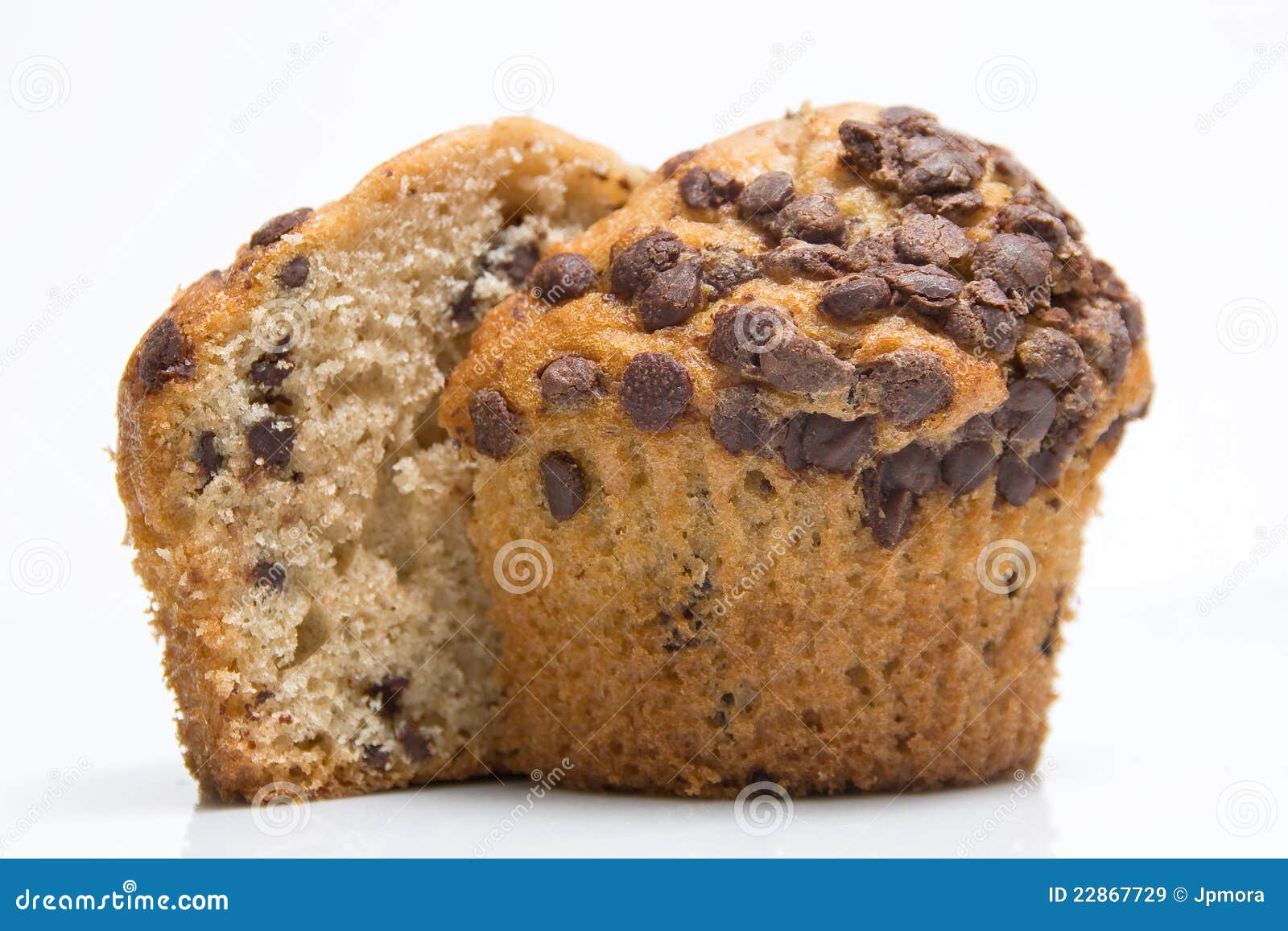 Muffin half stock image. Image of pastry, patisserie - 22867729