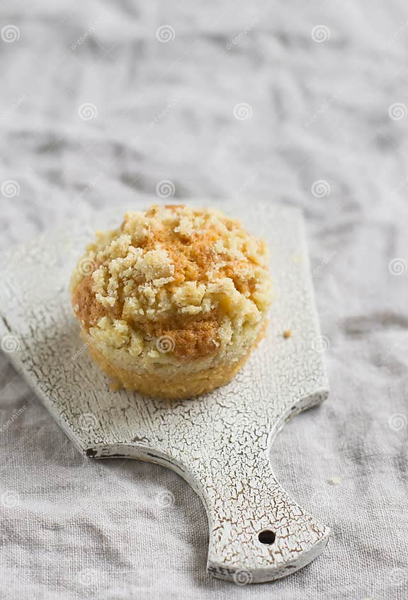 Muffin on a light surface stock photo. Image of healthy - 54132946