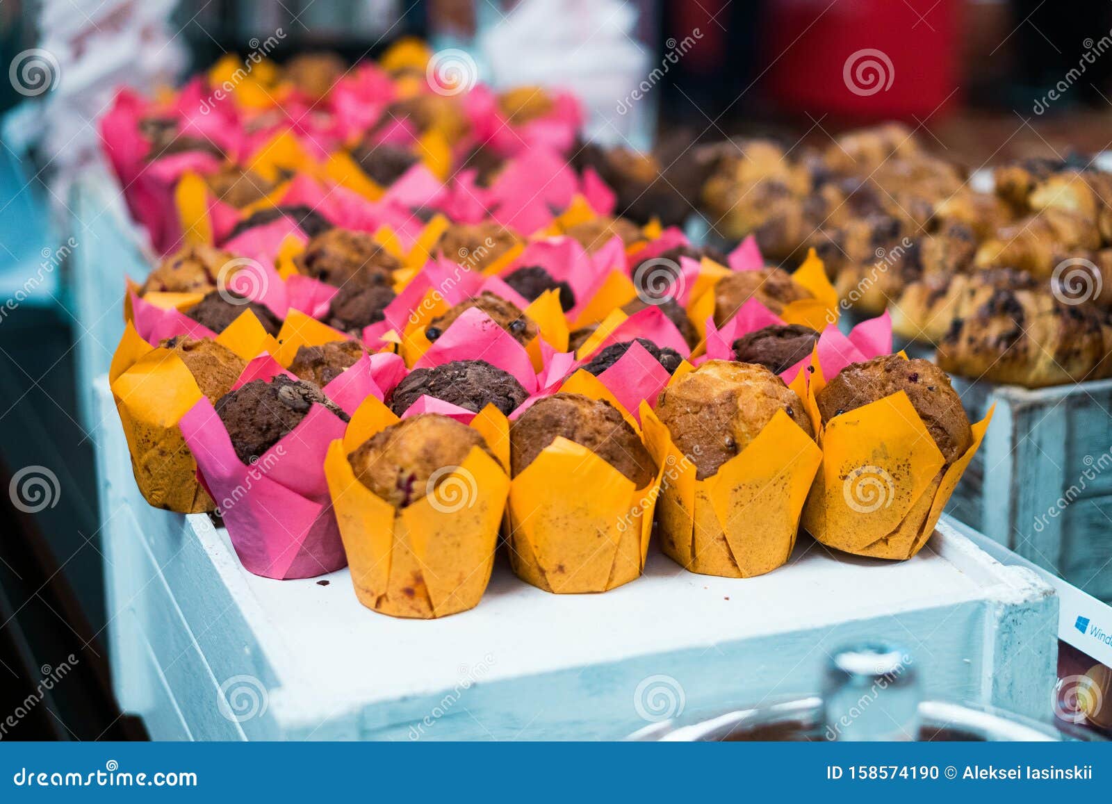 Muffin and Other Sweets on the Buffet Table during the Coffee Break ...