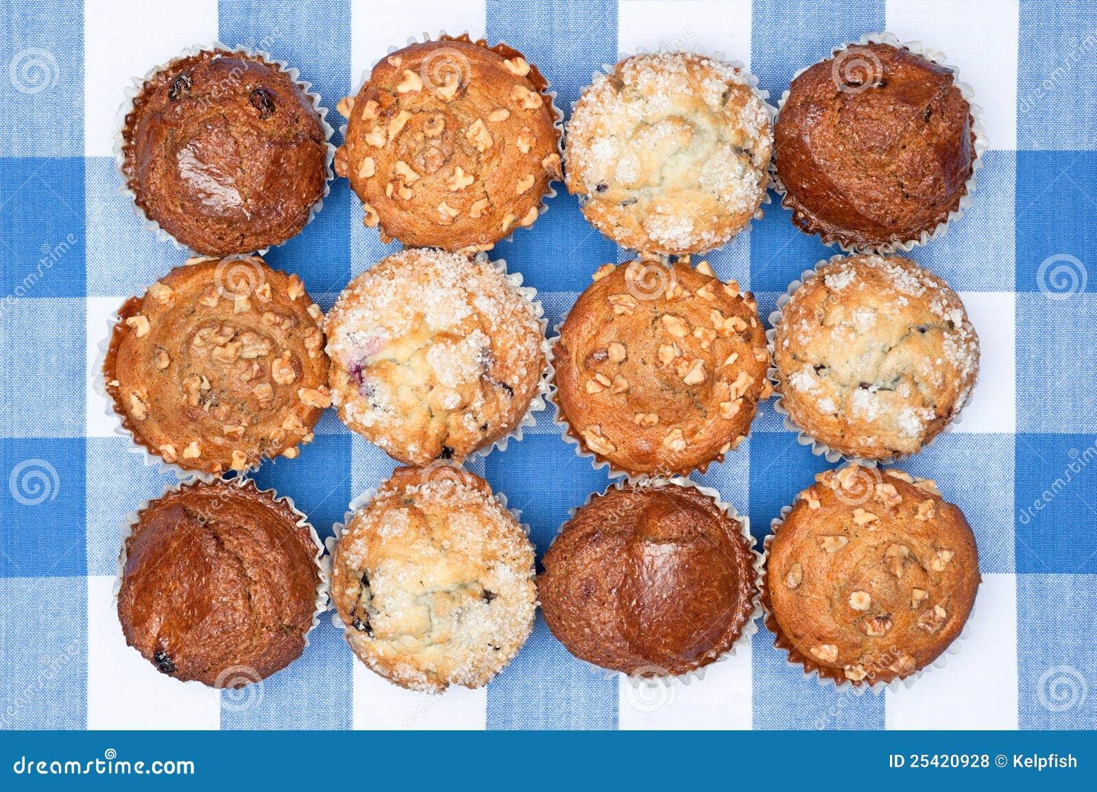 Muffin selection stock photo. Image of mealtime, fresh - 25420928