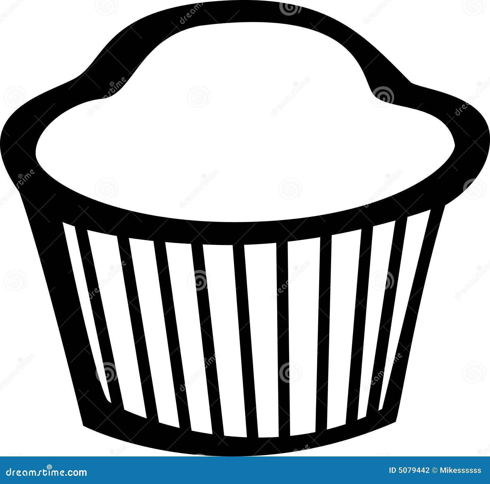 Muffin vector illustration stock vector. Illustration of food - 5079442