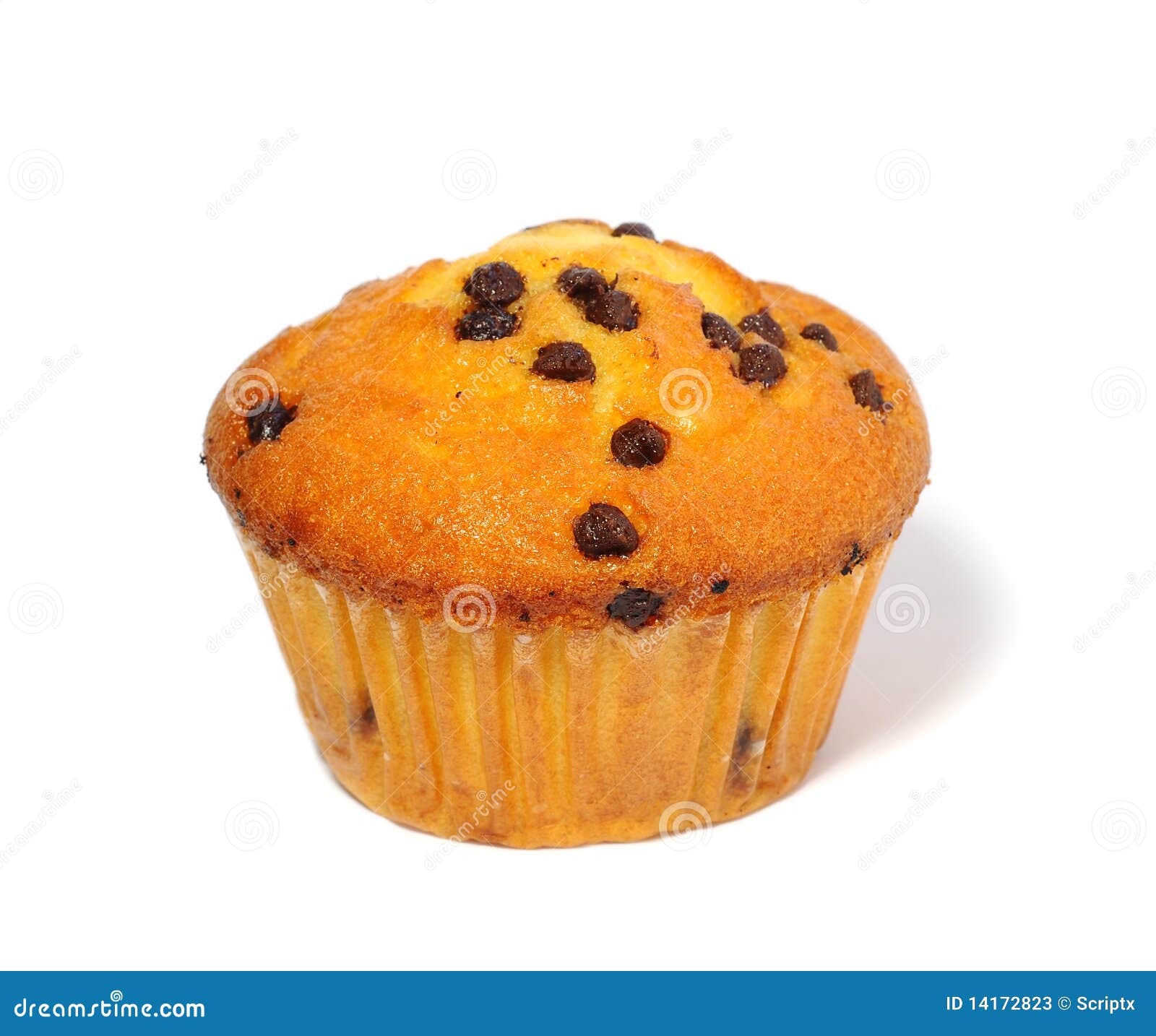 Muffin on white background stock image. Image of fresh - 14172823