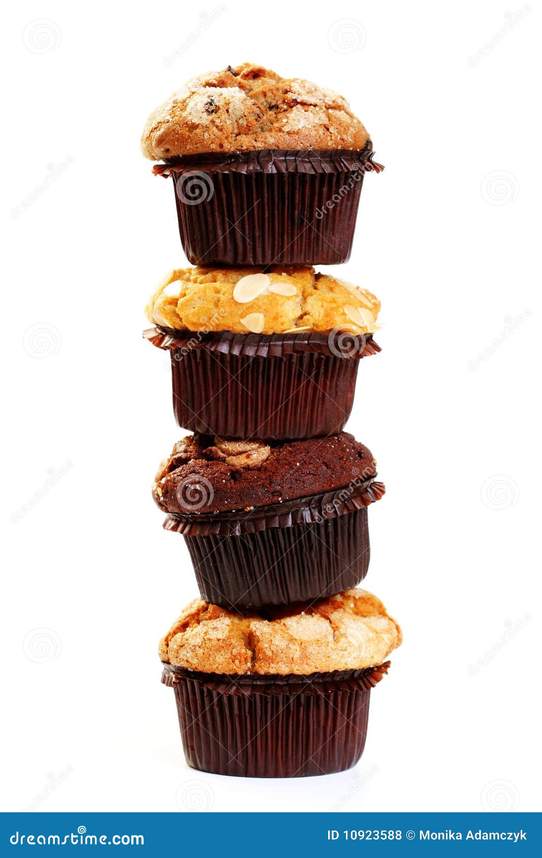 Muffins stock photo. Image of food, stack, pastry, cakes - 10923588