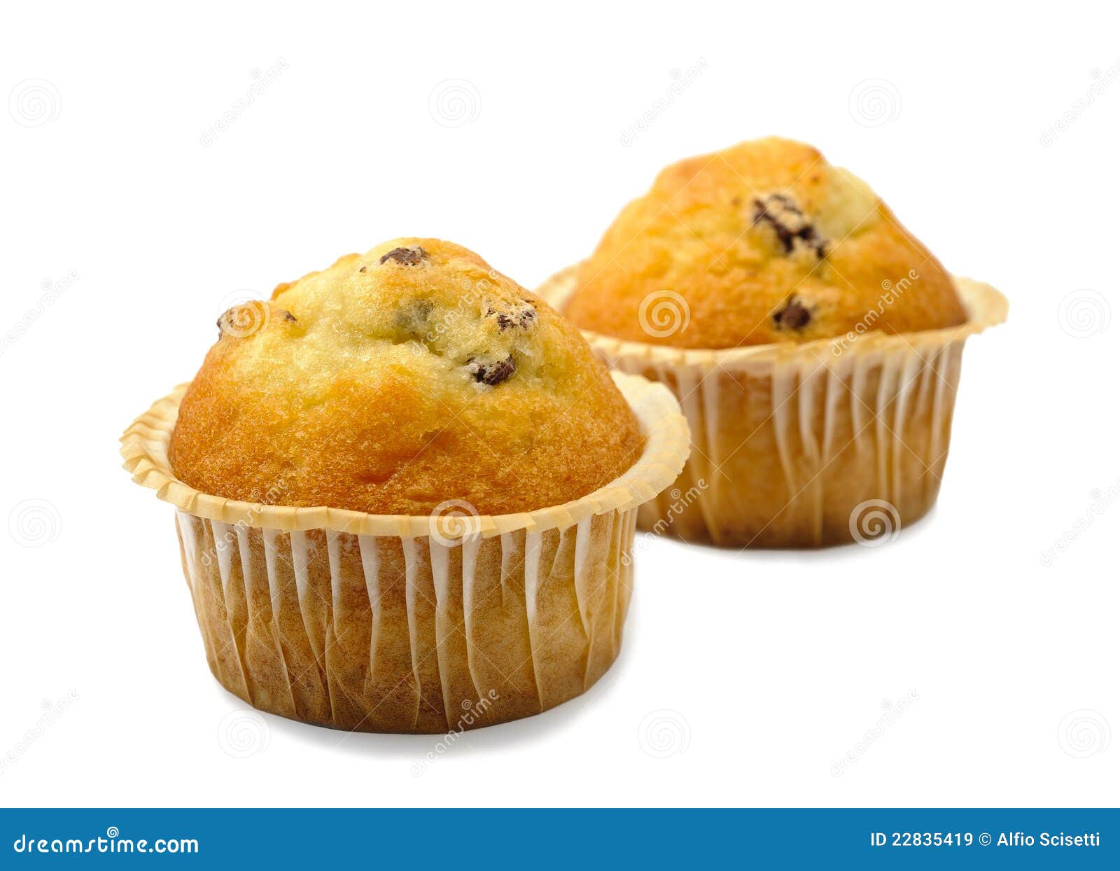 Muffins stock image. Image of dessert, isolated, confectionary - 22835419