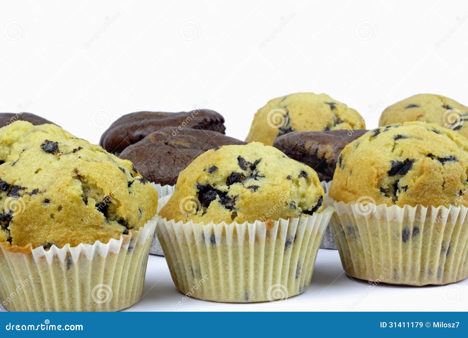 Muffins stockbild. Bild von selbstgemacht, backen, nahaufnahme - 31411179