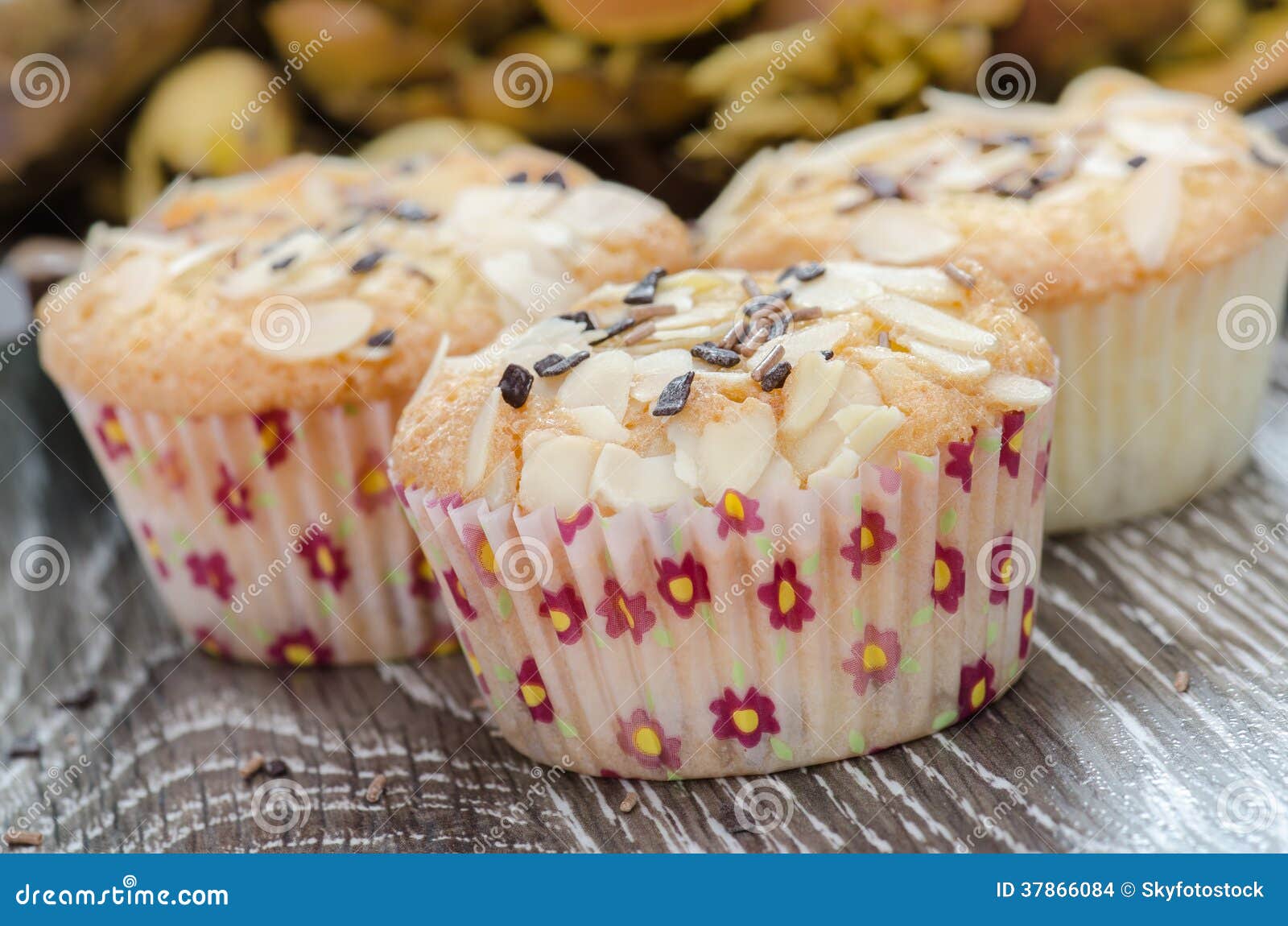 Muffins stock photo. Image of snack, baked, healthy, romantic - 37866084