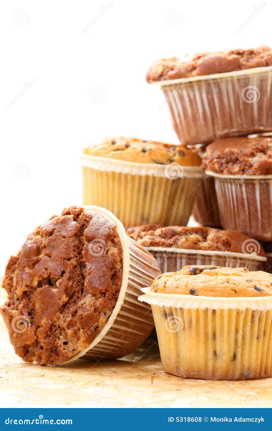 Muffins stock photo. Image of food, chocolate, sweets - 5318608