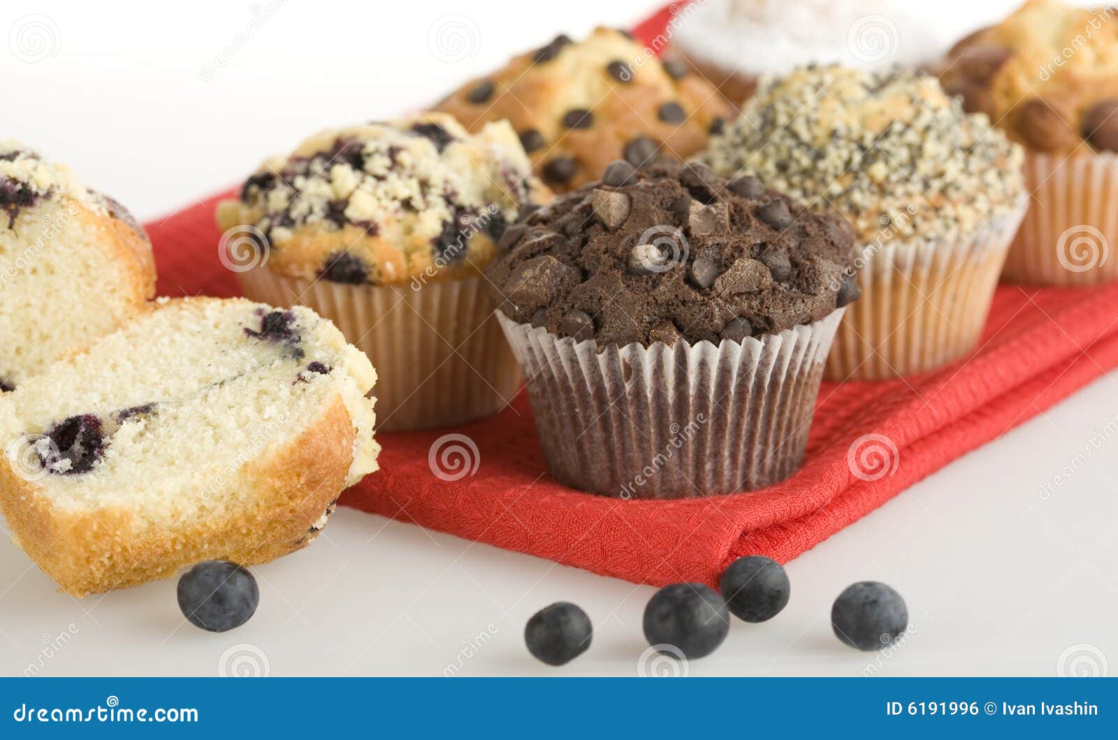Muffins stockfoto. Bild von cupcake, feinschmecker, gebäck - 6191996