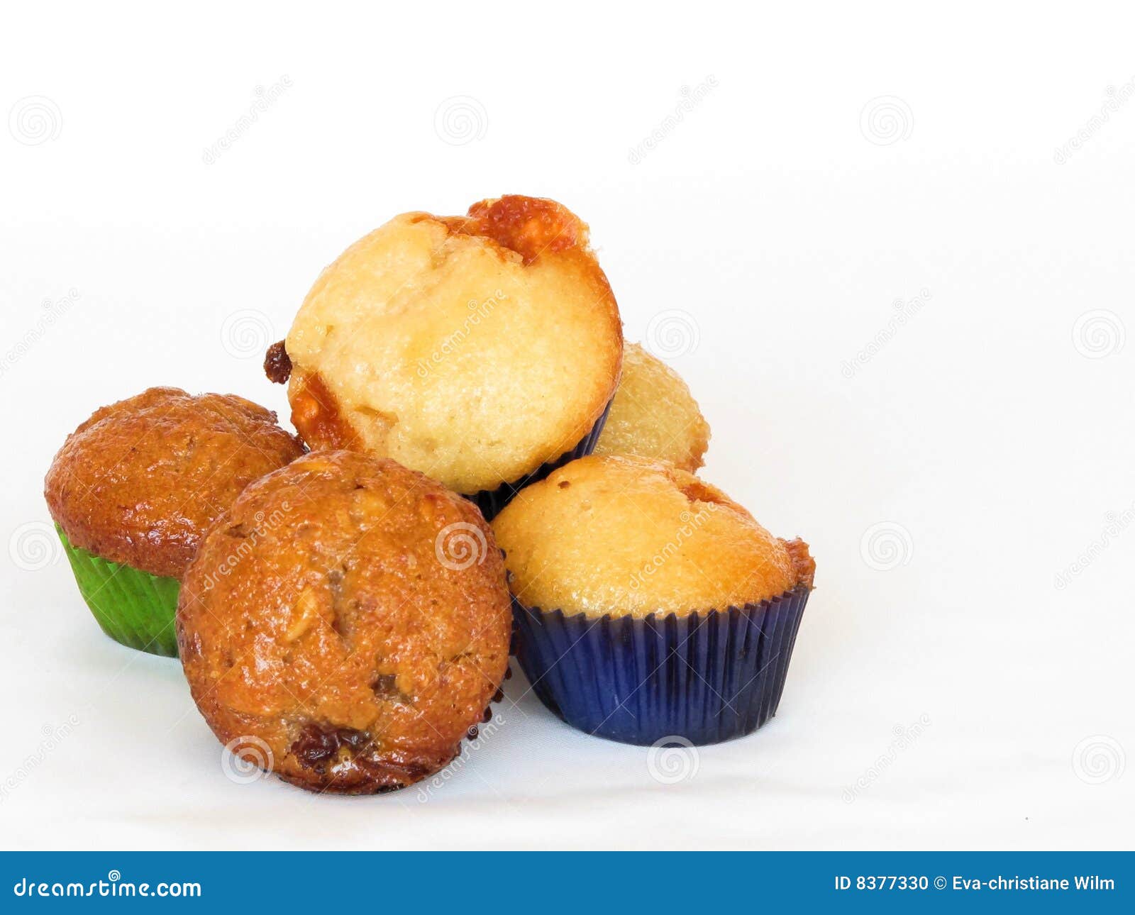 Muffins stock photo. Image of caramel, cake, mini, baked - 8377330