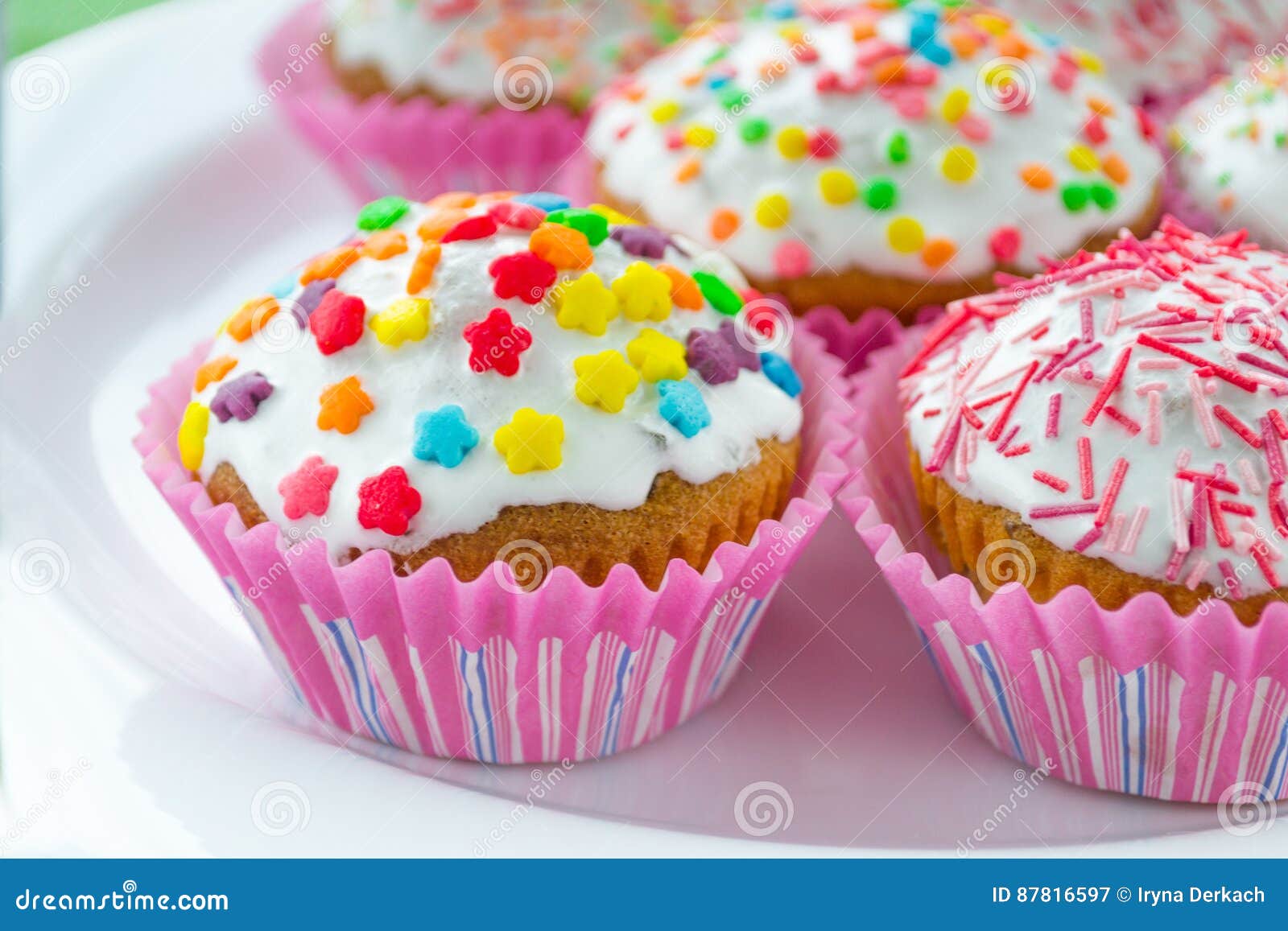 Muffins stock image. Image of grilled, plate, natural - 87816597