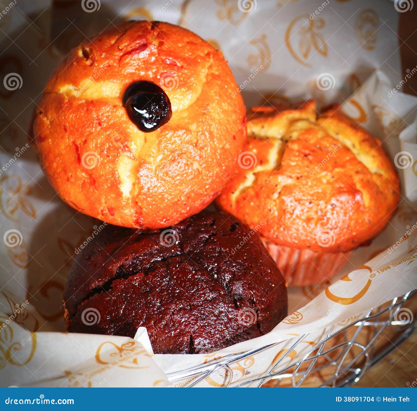 Muffins fresh from oven stock photo. Image of nutrition - 38091704